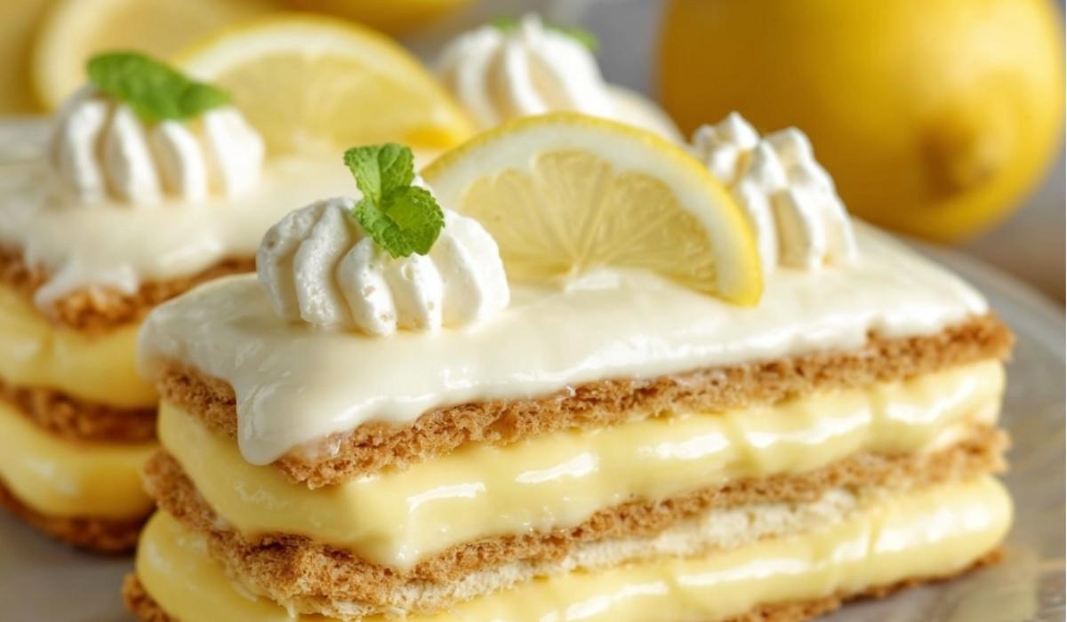 Lemon Éclair Cake Recipe