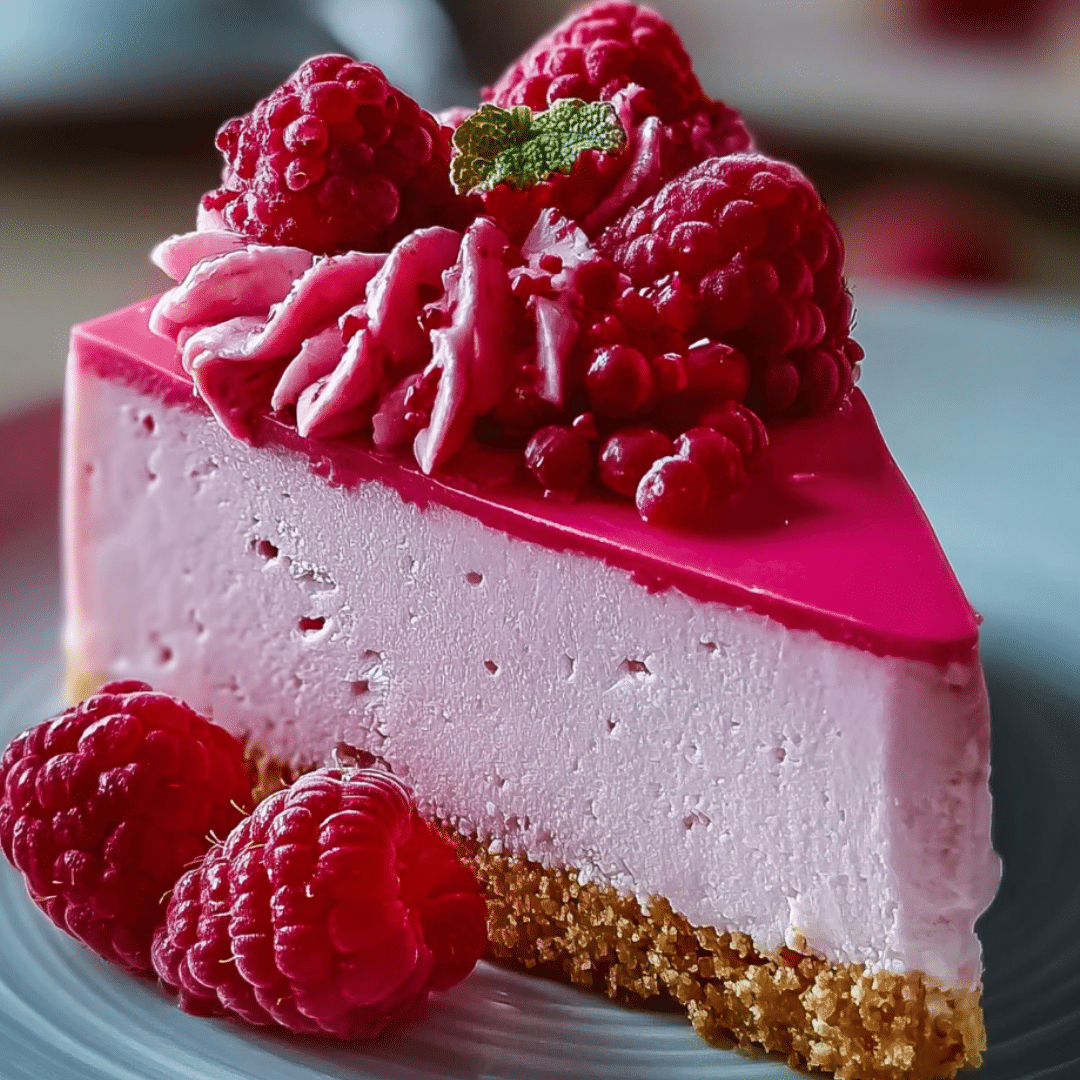 Pink Velvet Raspberry Cheesecake