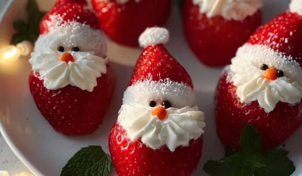 Strawberry Santa – 7 Easy & Amazing Festive Desserts to Try Now