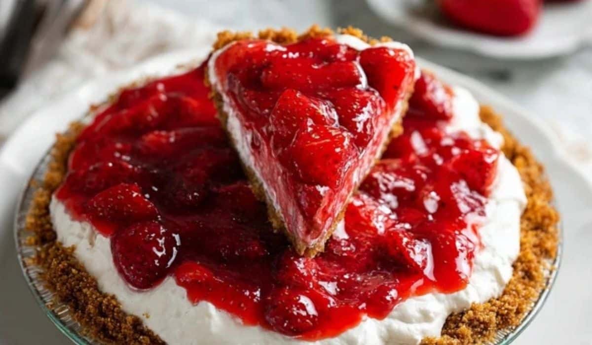 Strawberry Cream Cheese Pie: 5-Step No-Bake Favorite